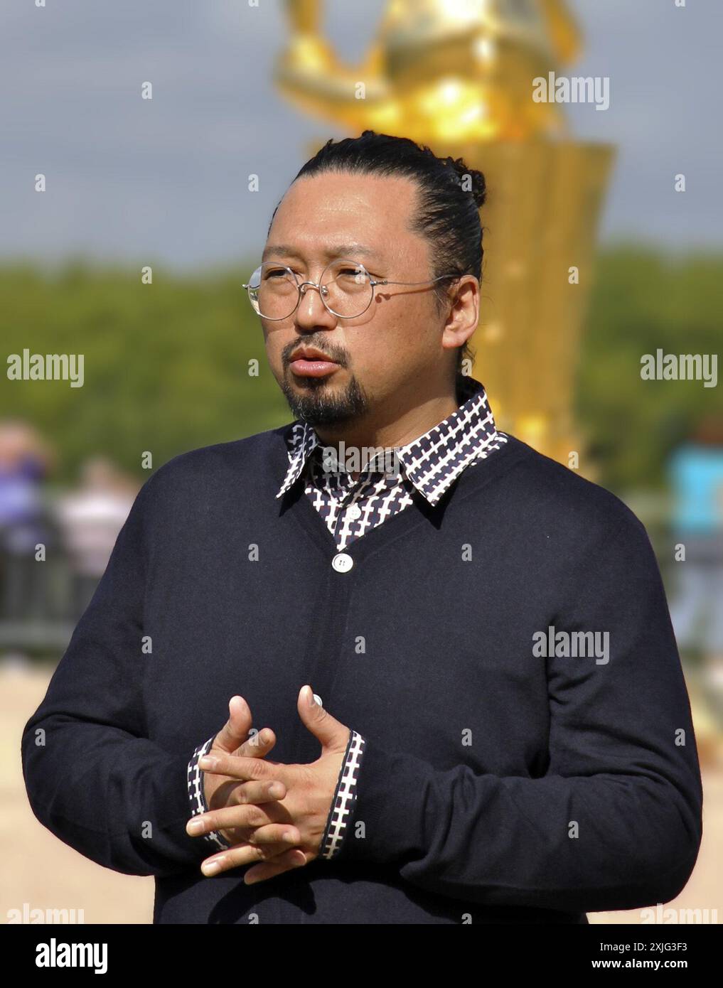 Takashi Murakami. Portrait of the Japanese contemporary artist, Takashi ...