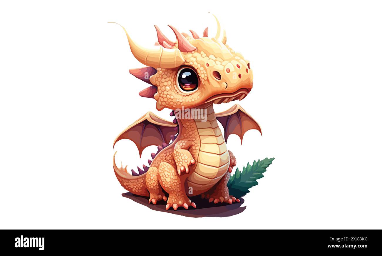 Dragon Full Body Cartoon Vector Illustration Stock Vector Image & Art ...