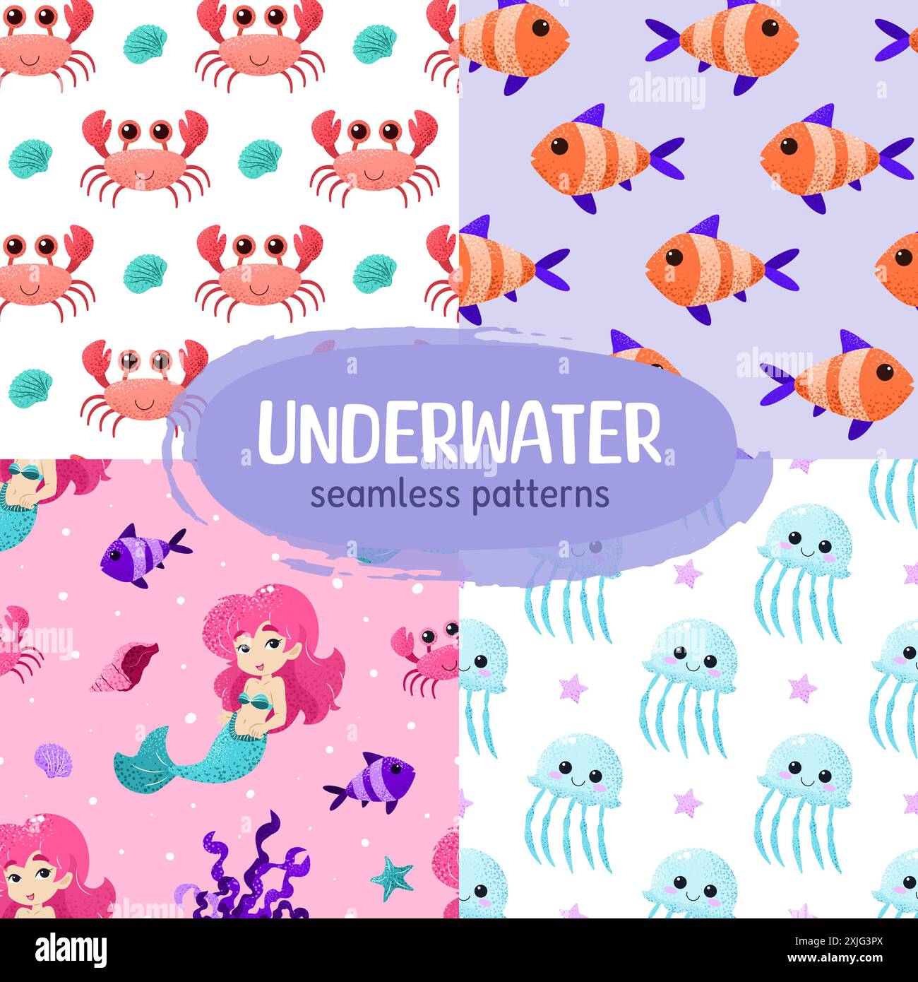 Patterns underwater Stock Vector Images - Alamy