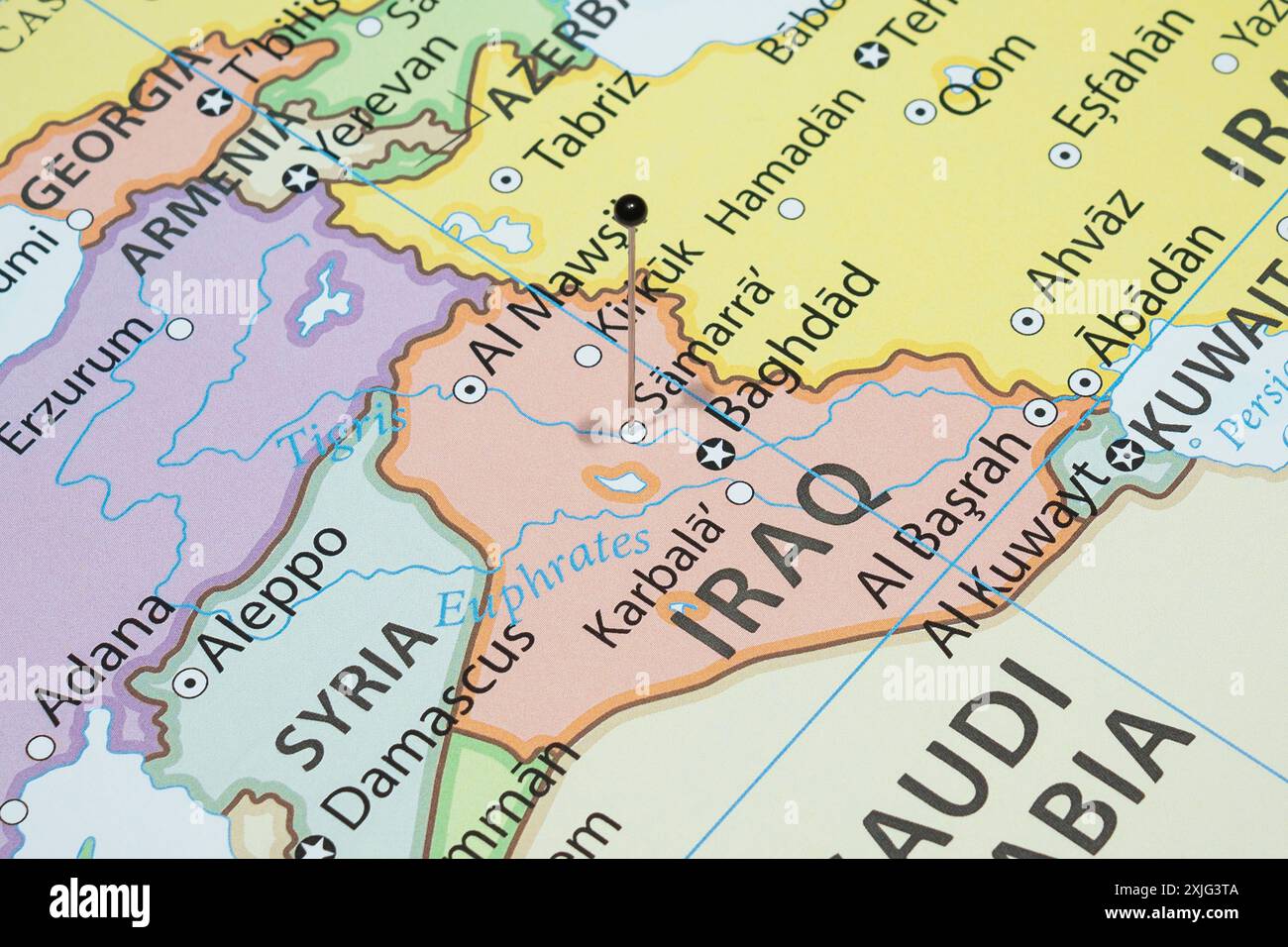 Samarra map hi-res stock photography and images - Alamy