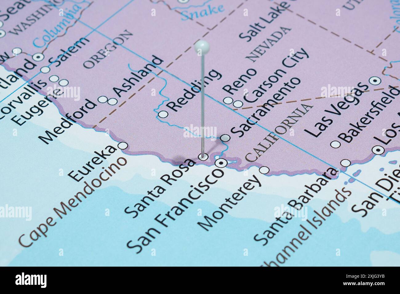Mapa De Santa Rosa, California 1+ Hundred Santa Rosa County Map