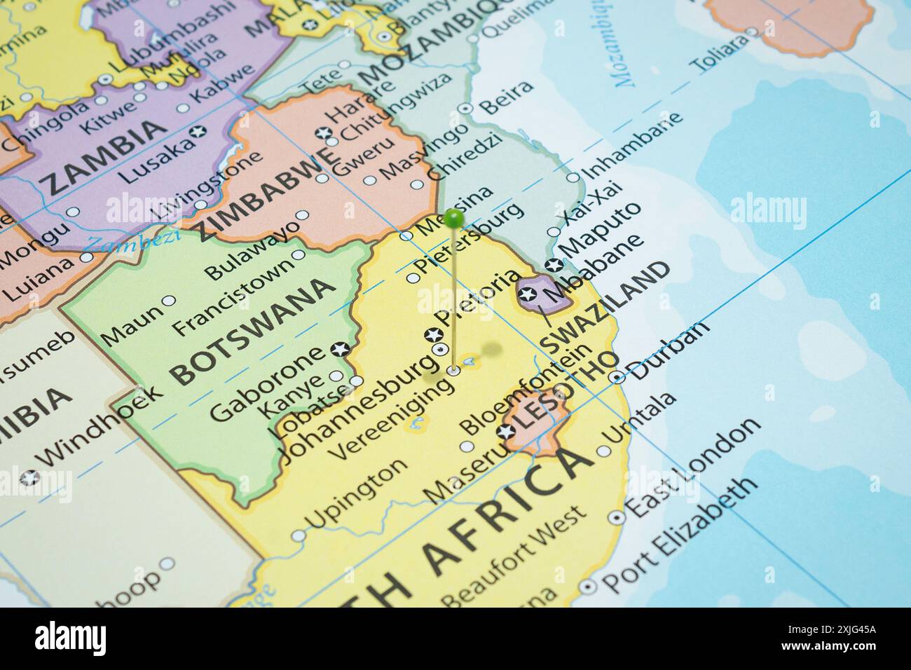 Vereeniging map hi-res stock photography and images - Alamy