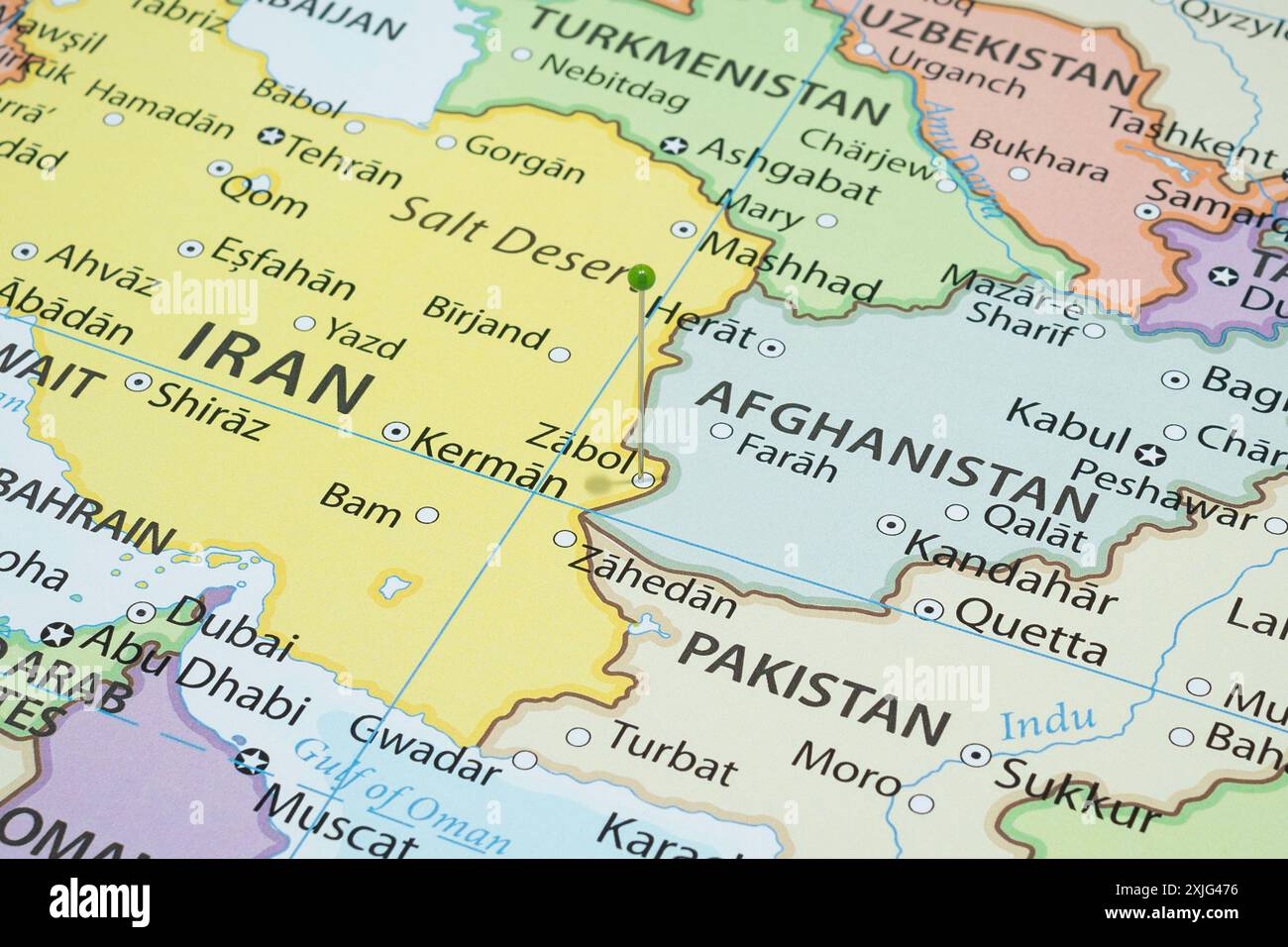 Zabol map hi-res stock photography and images - Alamy