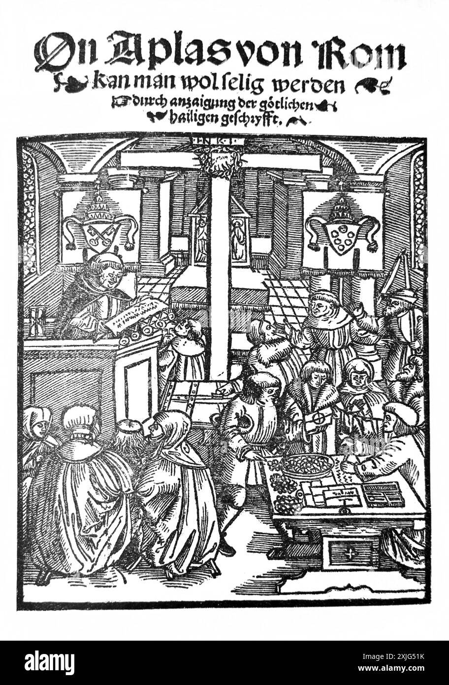 Tite Page of a Pamphlet Written at the Beginning of the Reformation ...