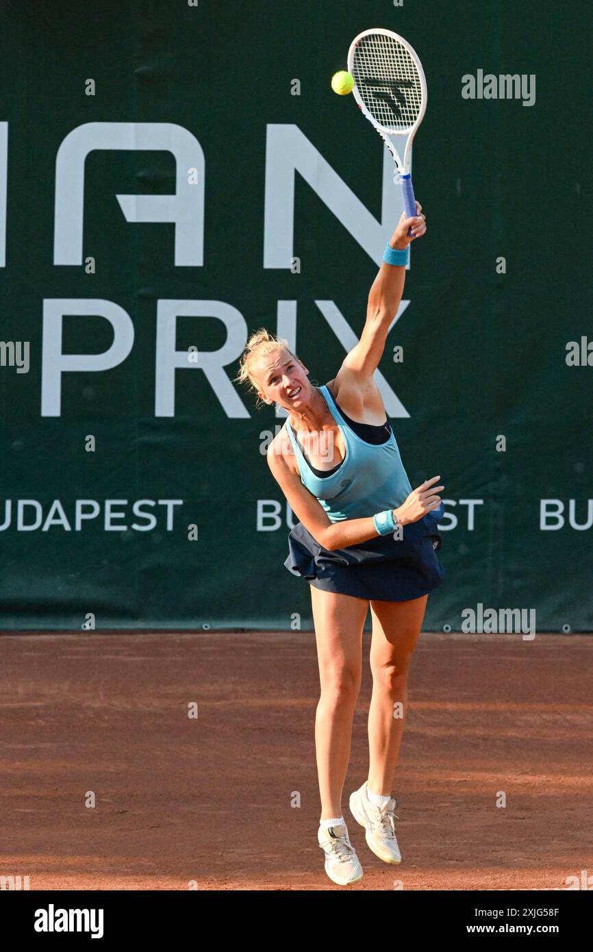 Isabelle Haverlag (NED) playing duo with Christina Rosca (USA) during ...