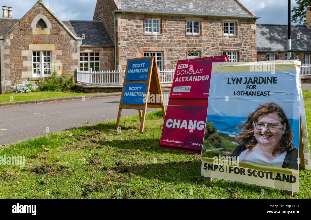 Dirleton village hall polling station or place on general election day ...