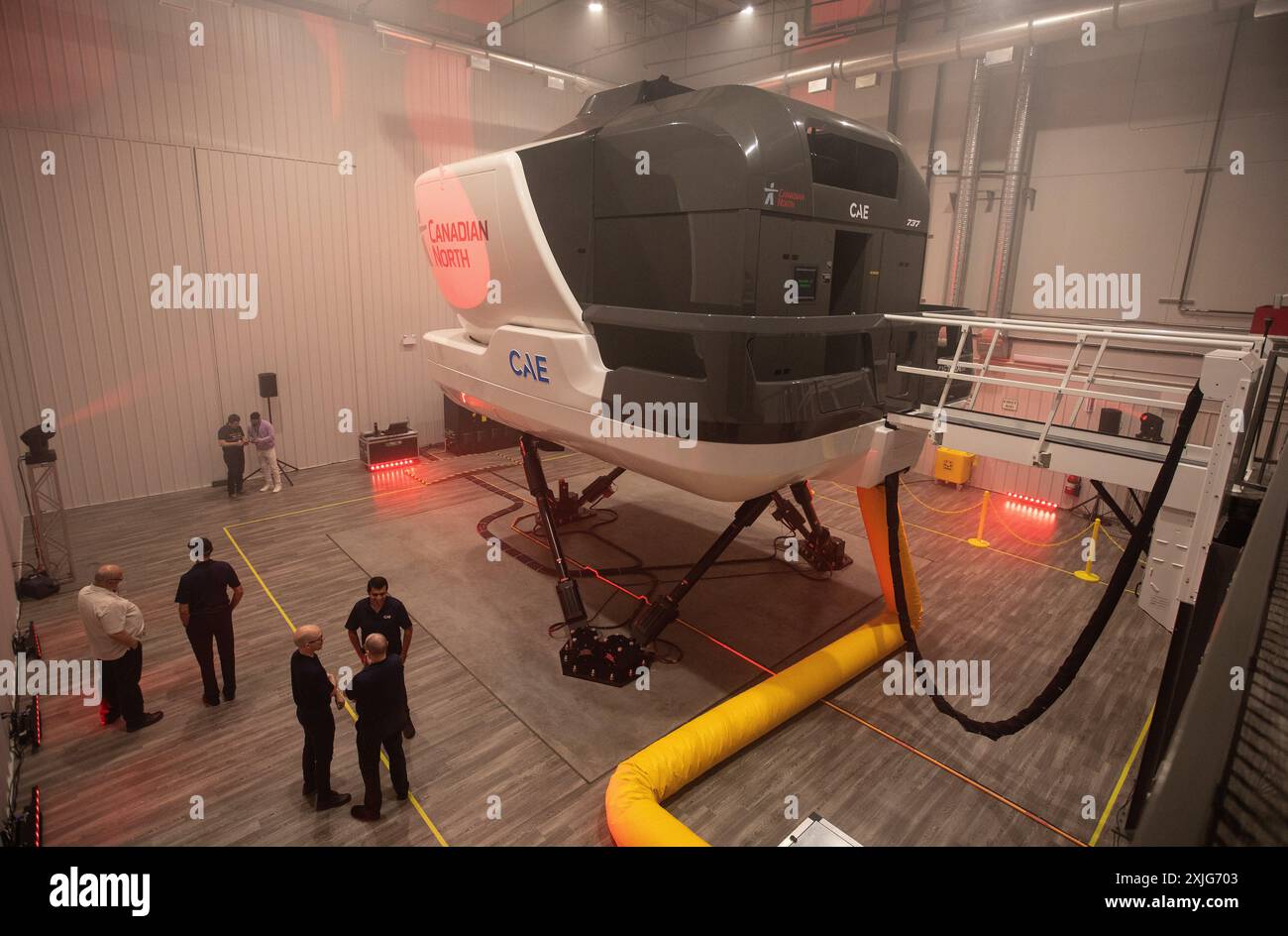 Edmonton, Canada. 17th July, 2024. Canadian North Airlines unveils ...