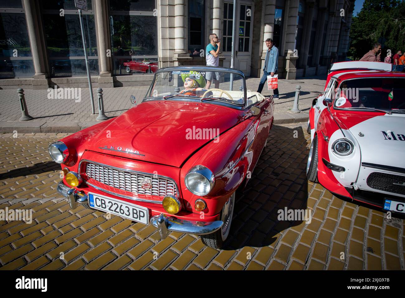 Sofia, Bulgaria - June 15, 2024: Parade of old retro cars at Spring ...