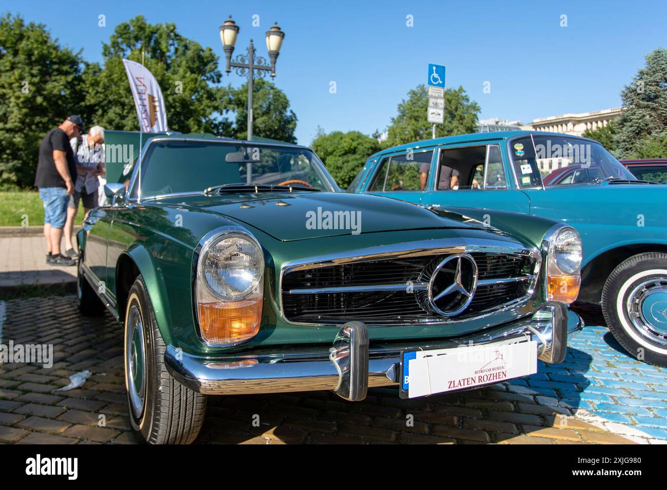 Sofia, Bulgaria - June 15, 2024: Parade of old retro cars at Spring ...
