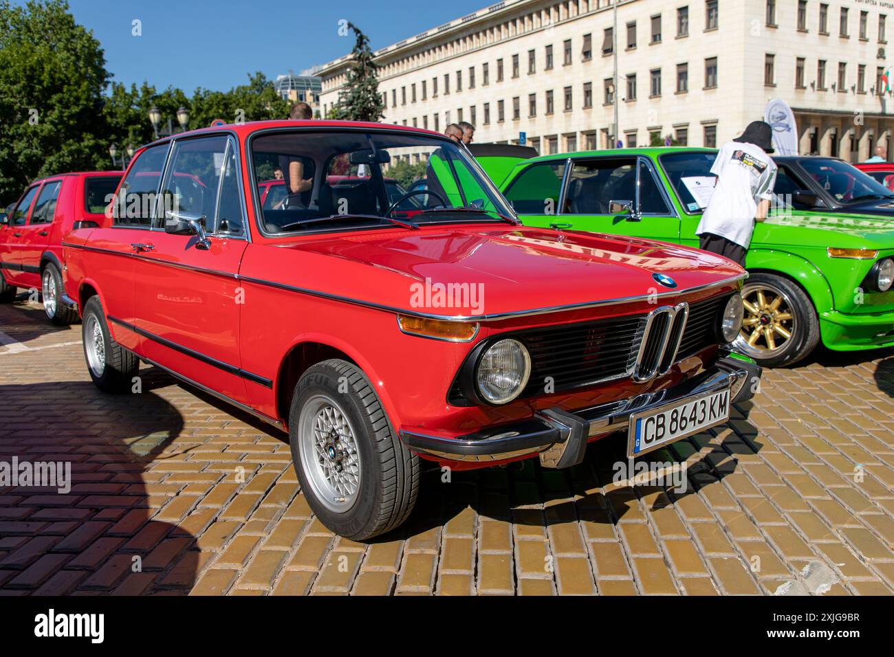 Sofia, Bulgaria - June 15, 2024: Parade of old retro cars at Spring ...