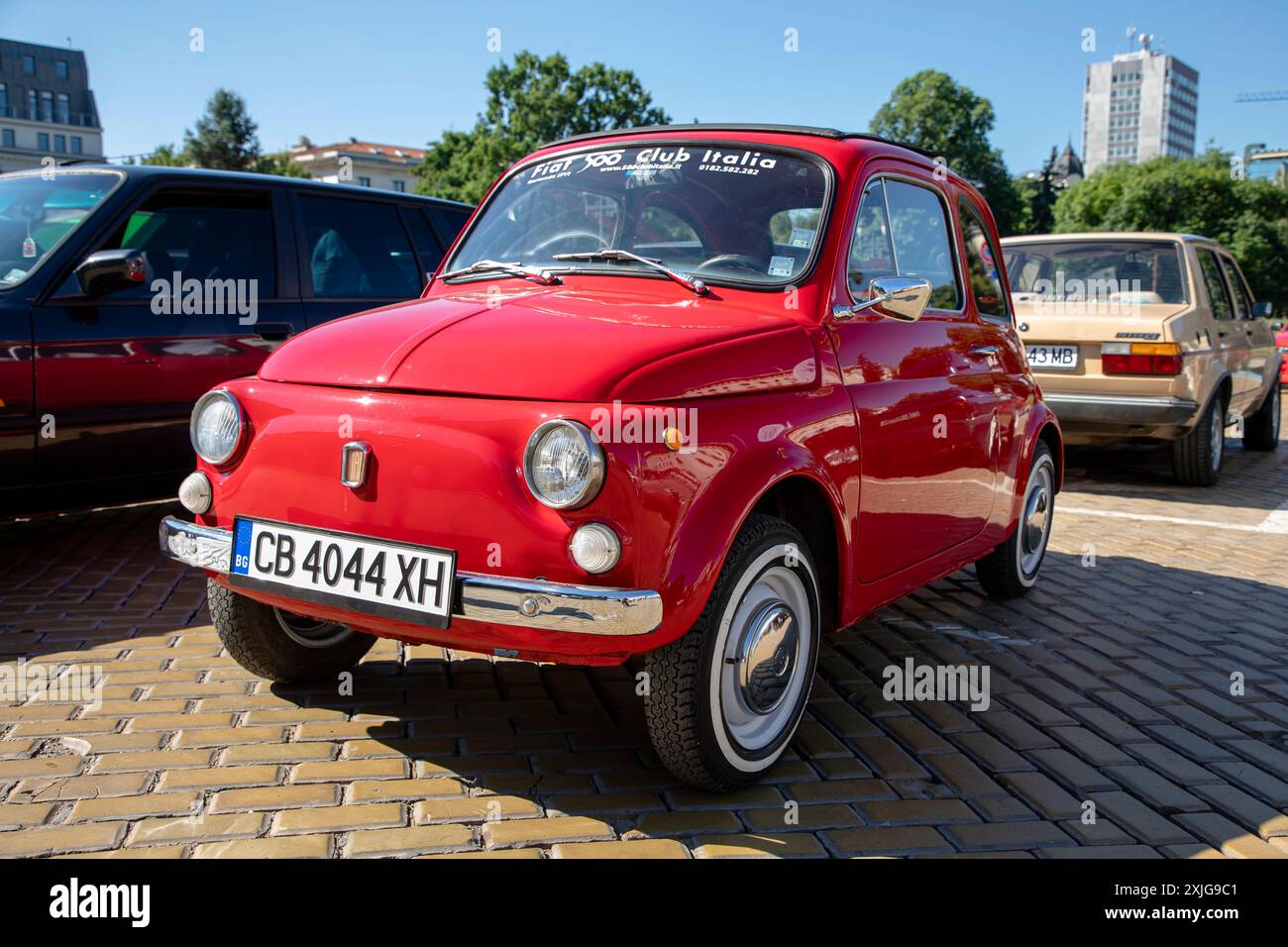 Sofia, Bulgaria - June 15, 2024: Parade of old retro cars at Spring ...