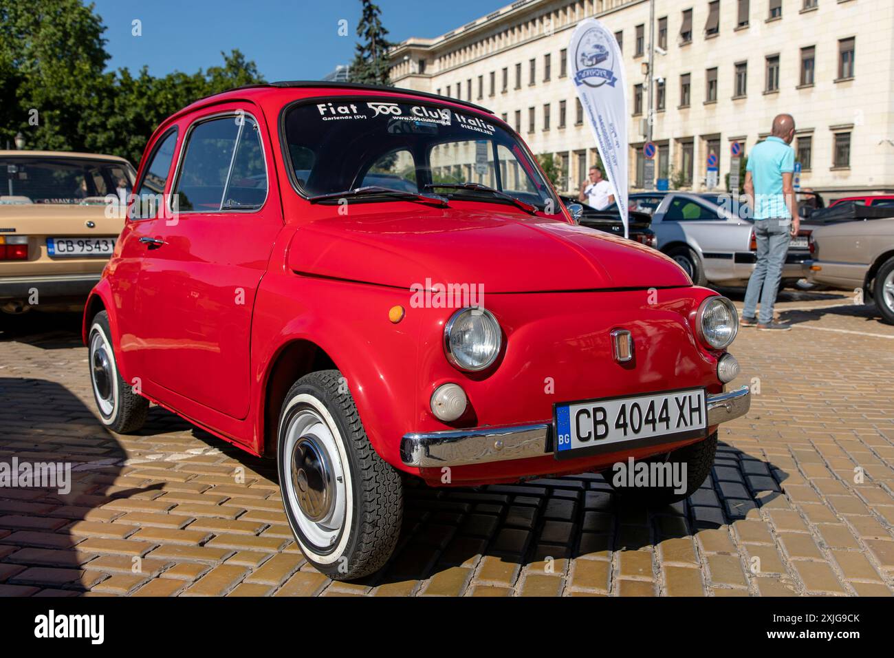 Sofia, Bulgaria - June 15, 2024: Parade of old retro cars at Spring ...