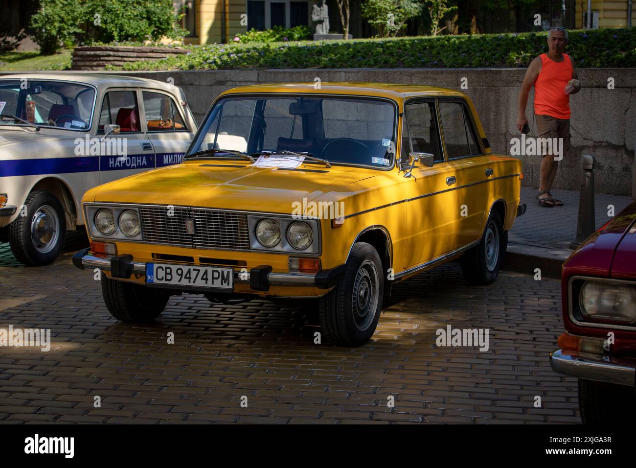 Sofia, Bulgaria - June 15, 2024: Parade of old retro cars at Spring ...