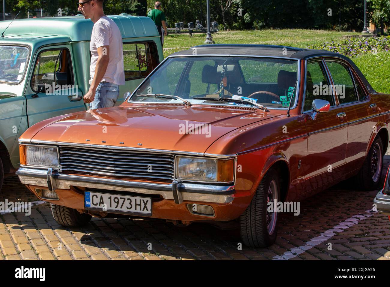 Sofia, Bulgaria - June 15, 2024: Parade of old retro cars at Spring ...