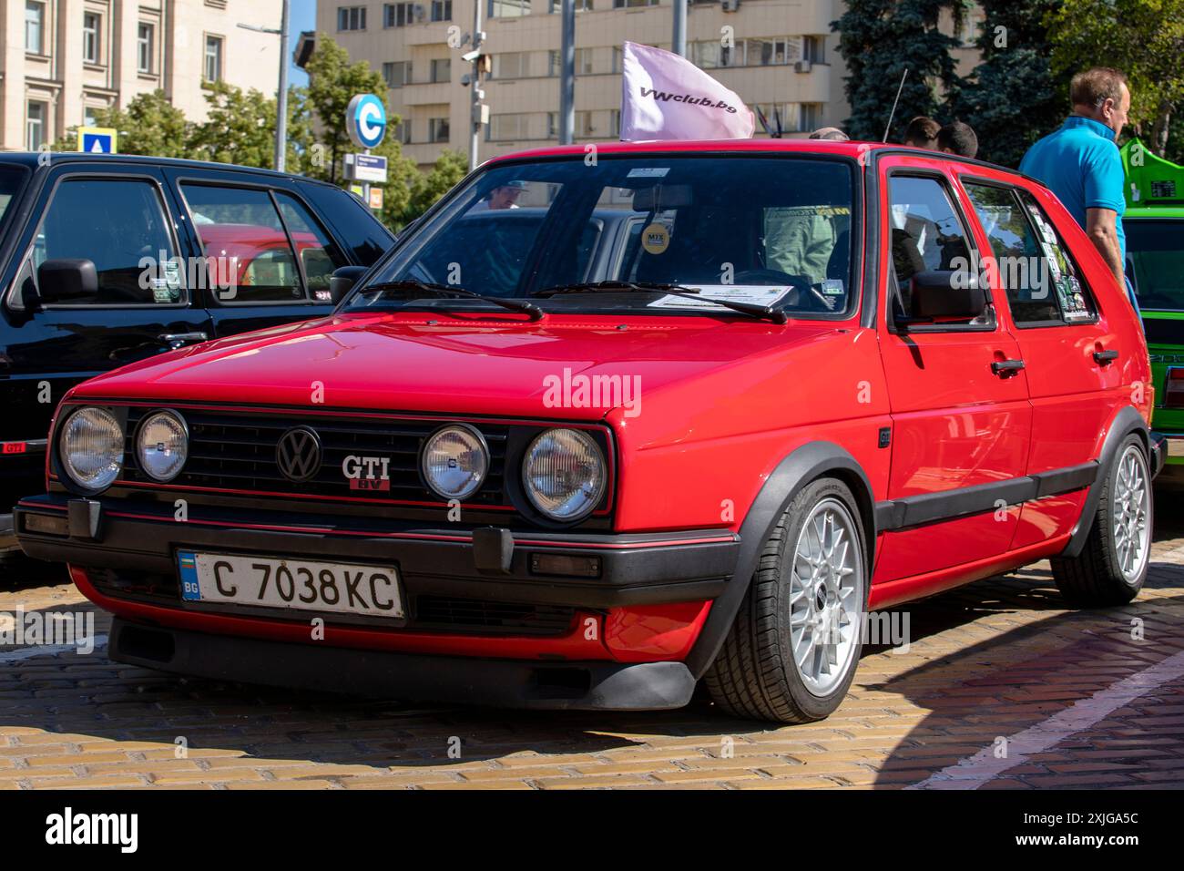 Sofia, Bulgaria - June 15, 2024: Parade of old retro cars at Spring ...
