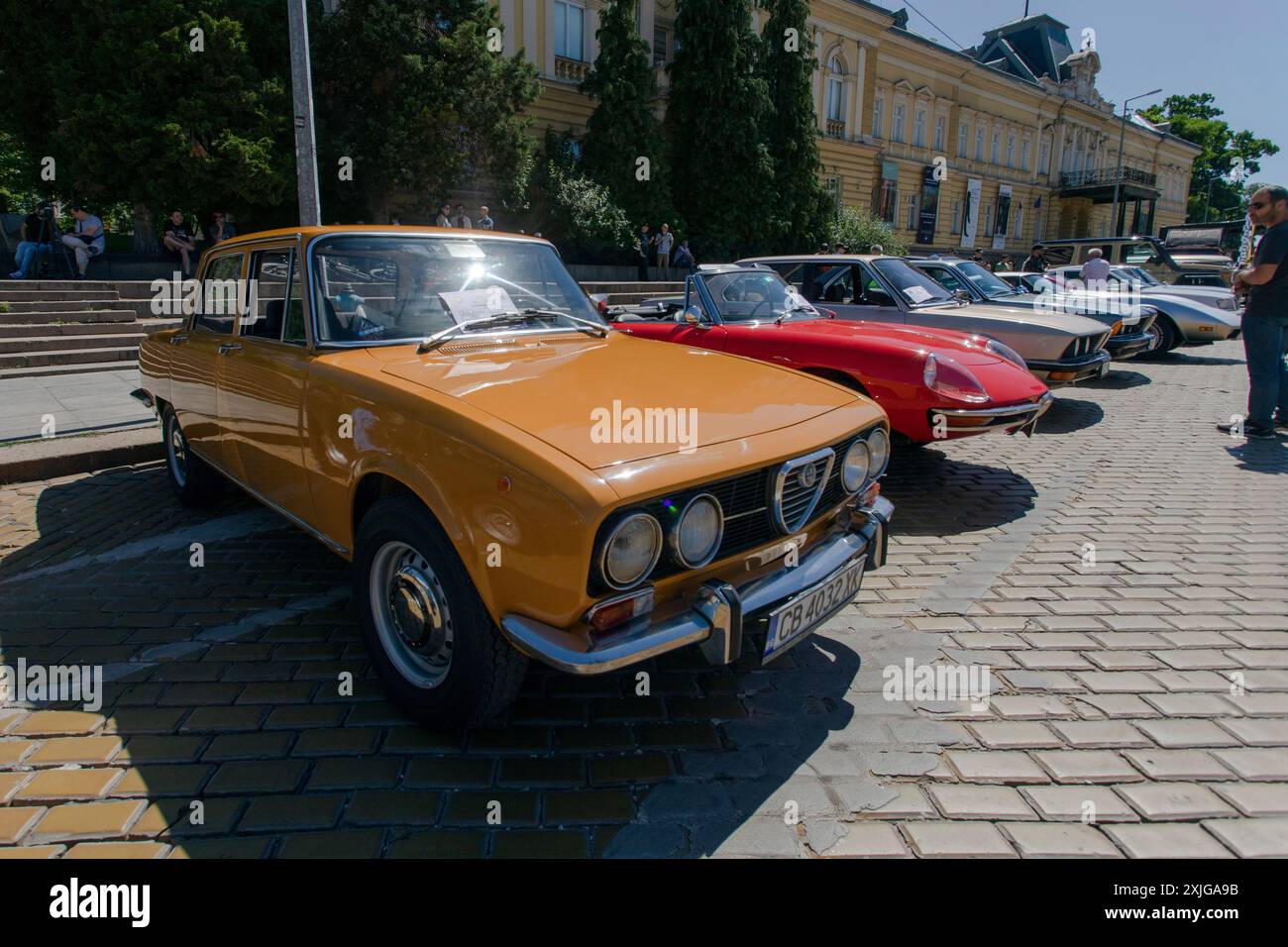 Sofia, Bulgaria - June 15, 2024: Parade of old retro cars at Spring ...