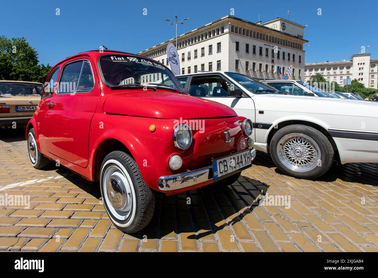 Sofia, Bulgaria - June 15, 2024: Parade of old retro cars at Spring ...