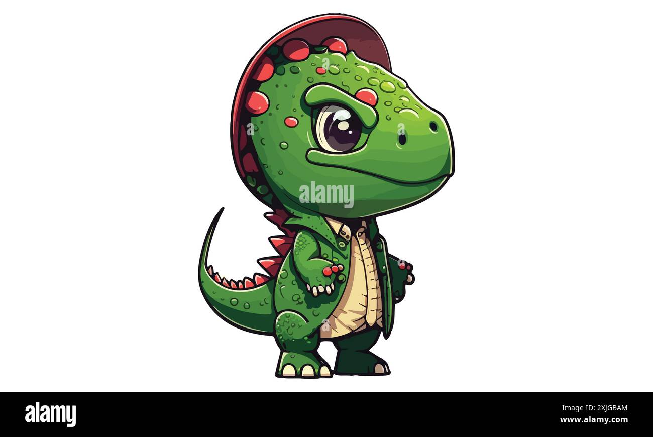 Baby cartoon Dinosaur vector illustration Stock Vector Image & Art - Alamy