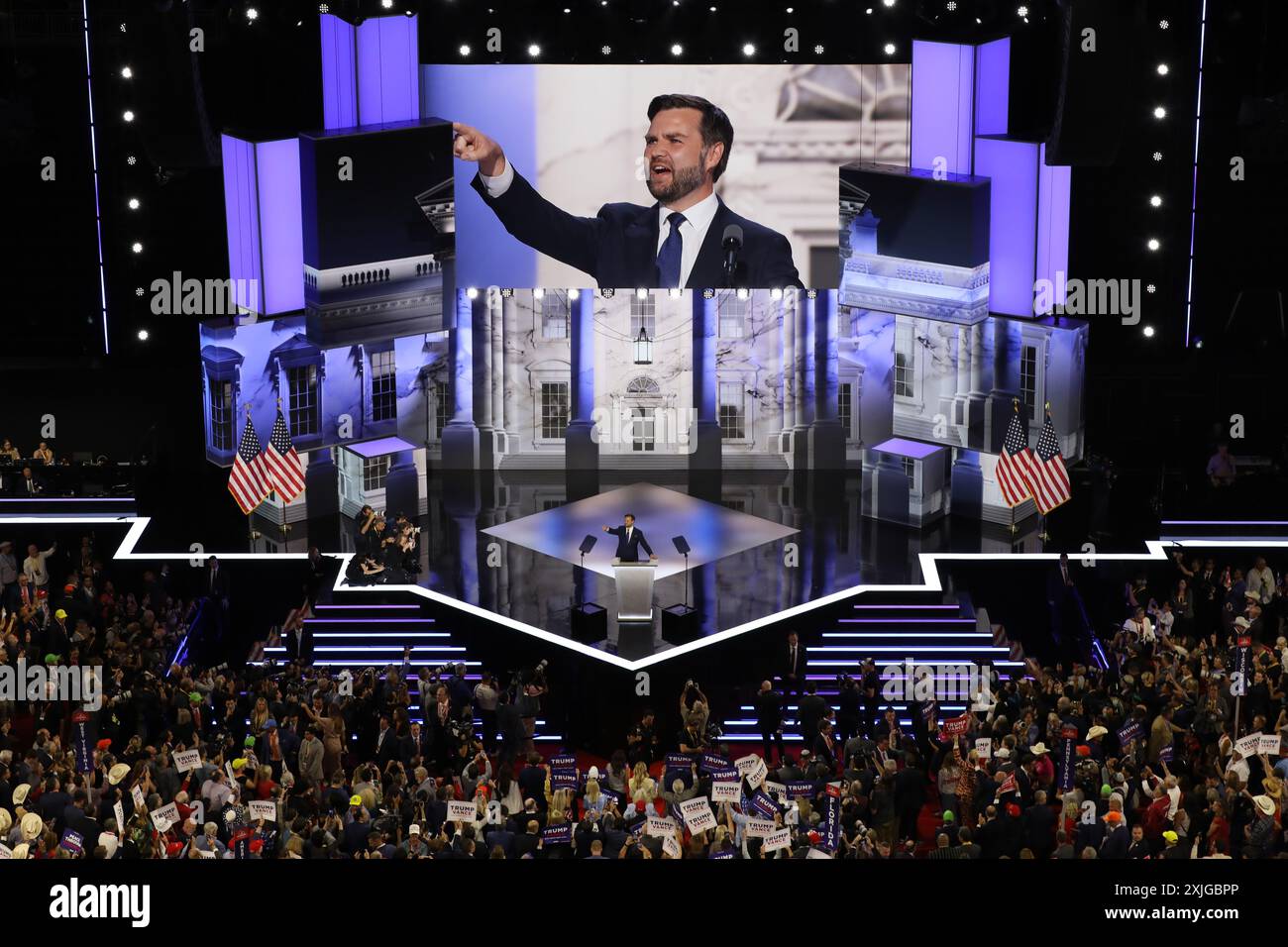 Milwaukee, Wisconsin, USA. 17th July, 2024. Ohio Senator JD VANCE ...