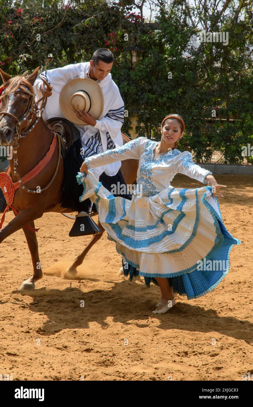 Lima, Peru - March 19, 2019: Traditional Peruvian dance performance ...