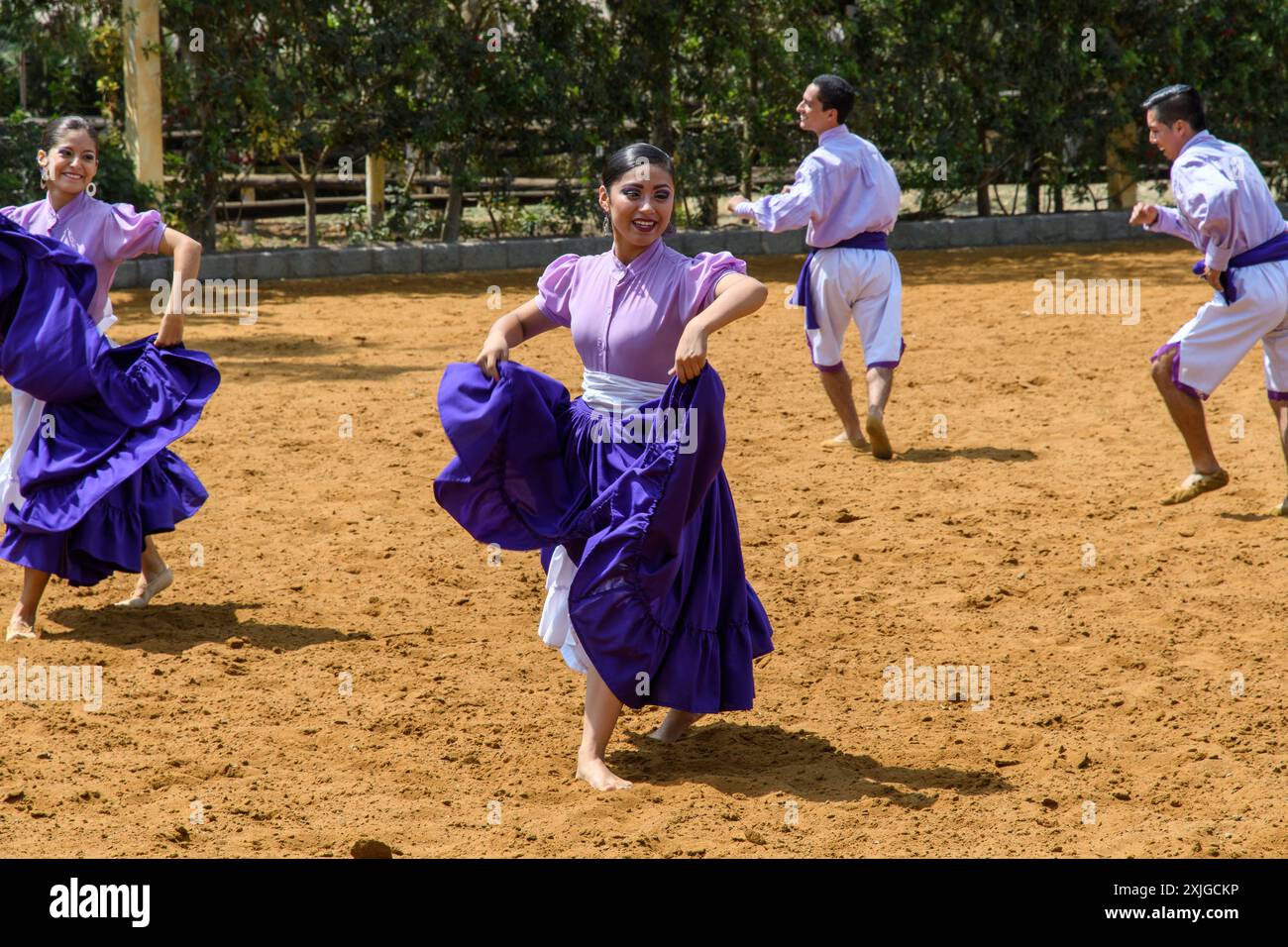 Lima, Peru - March 19, 2019: Traditional dance performance at local ...