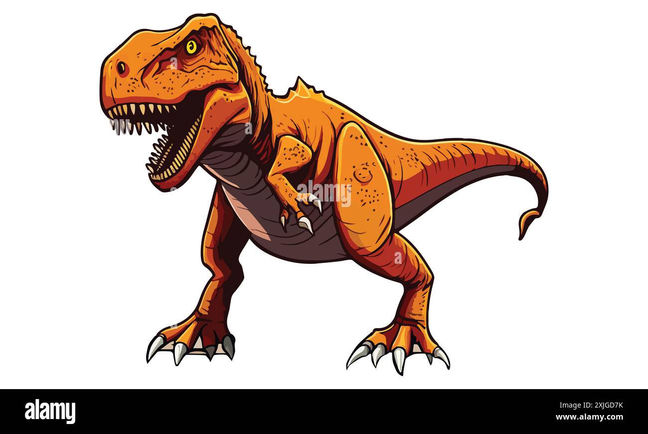 Realistic Dinosaur vector illustration Stock Vector Image & Art - Alamy