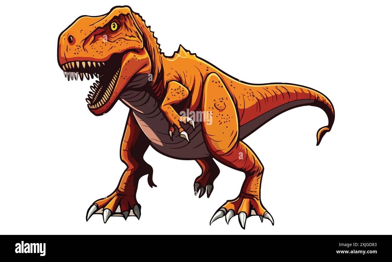 Realistic Dinosaur vector illustration Stock Vector Image & Art - Alamy