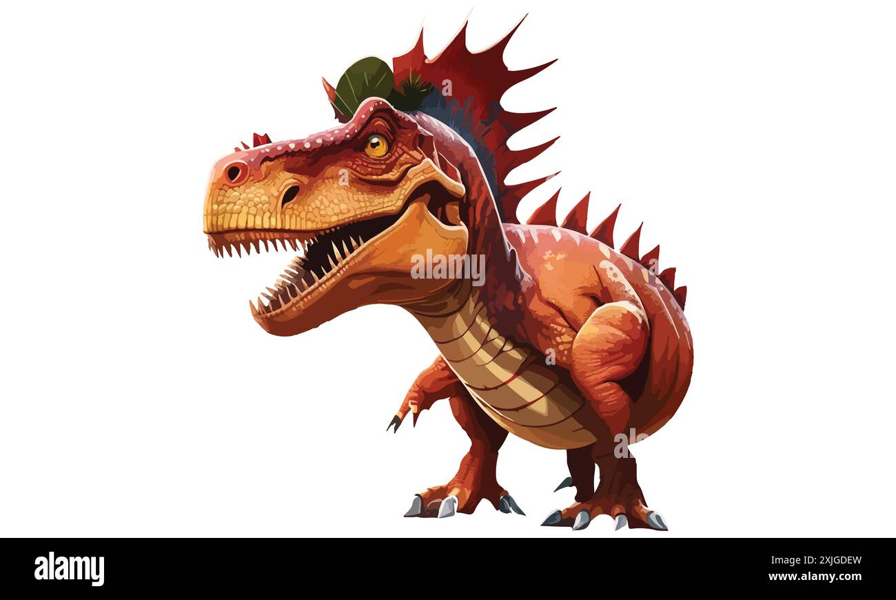 Realistic Dinosaur vector illustration Stock Vector Image & Art - Alamy