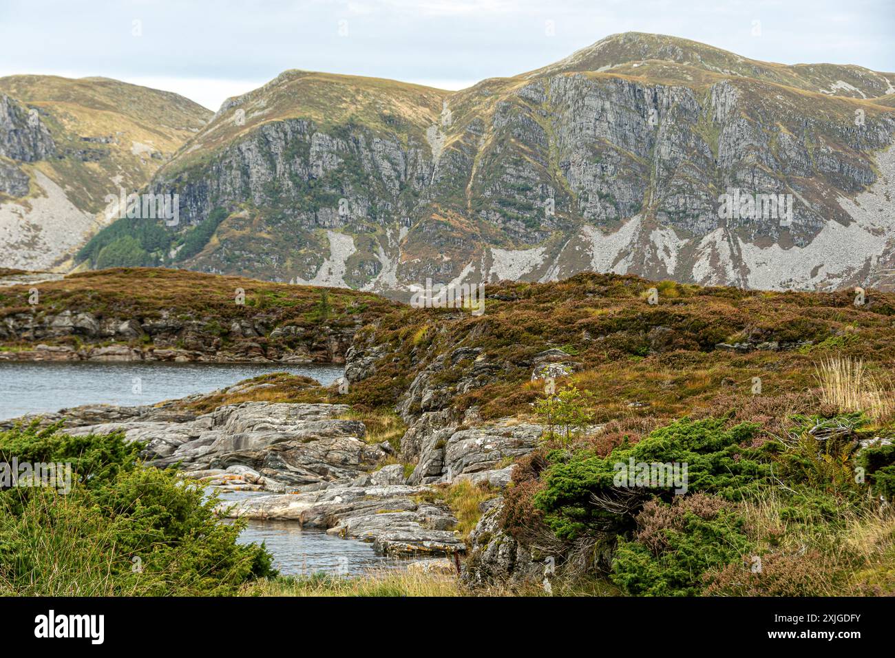 Low coasts in the Norwegian fjords. Maloy Norway Stock Photo - Alamy