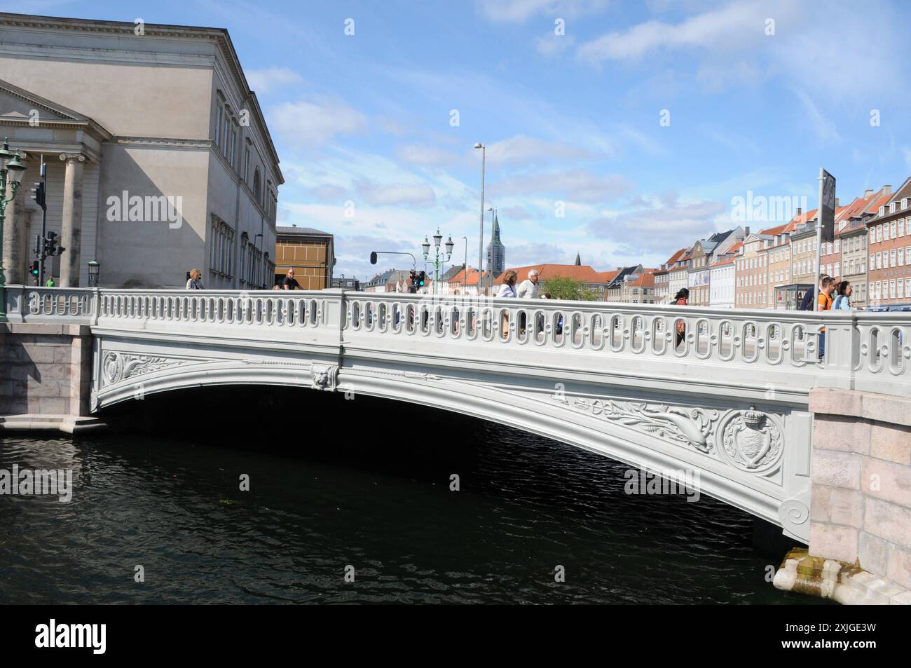 Copenhagen/ Denmark/19 july 2024/ View of hojbro bridge in danish ...