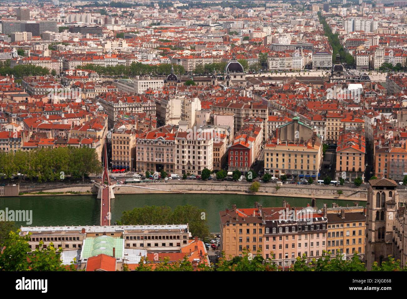 Lyon city view hi-res stock photography and images - Alamy