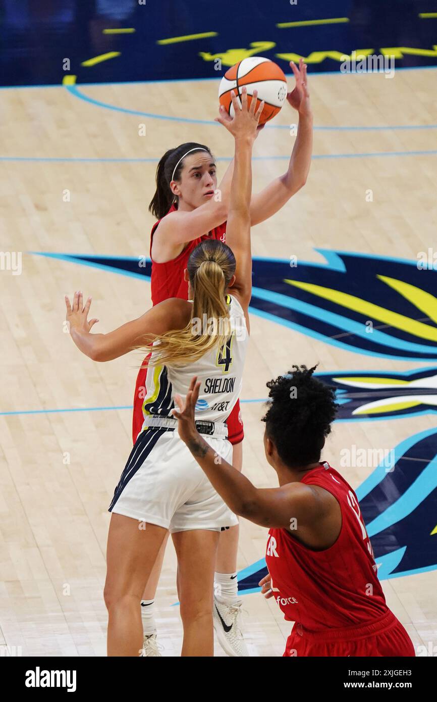 Arlington, United States. 17th July, 2024. Caitlin Clark #22 of Indiana ...