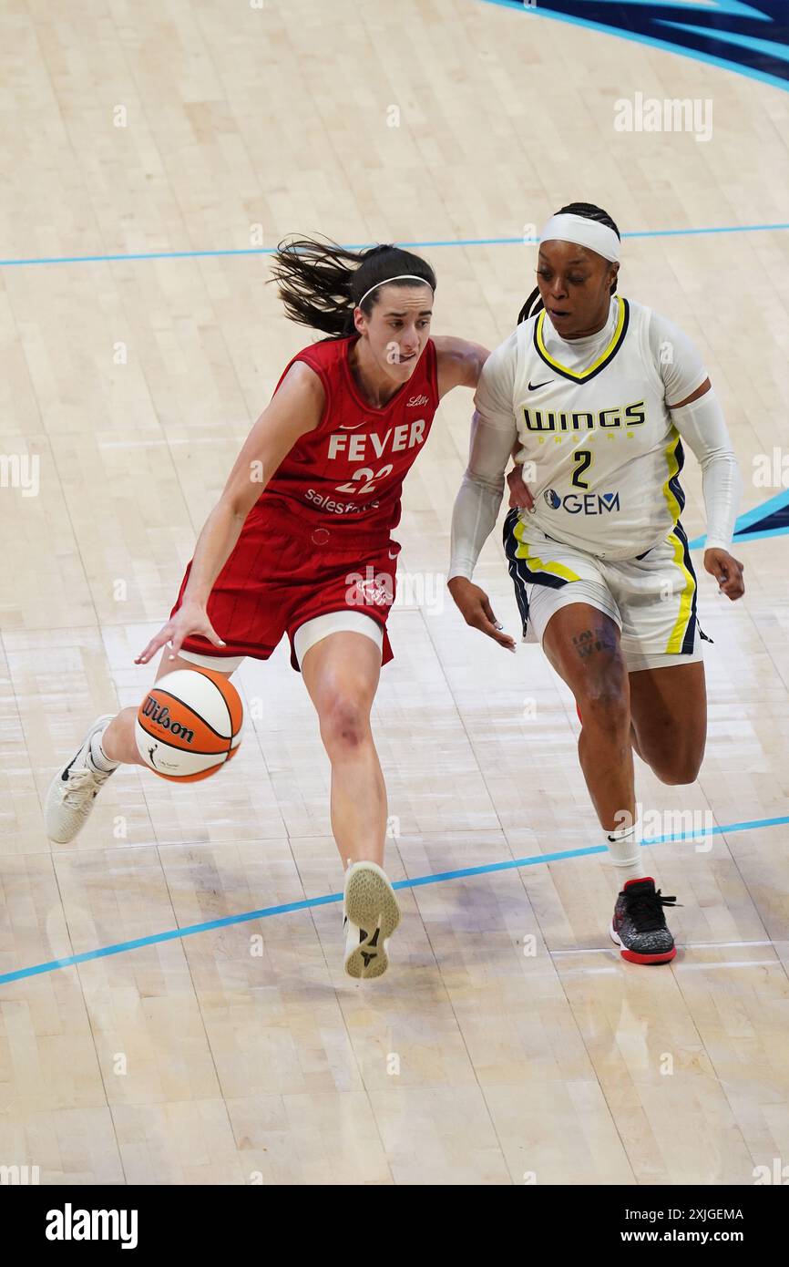 Arlington, United States. 17th July, 2024. Caitlin Clark #22 of Indiana ...