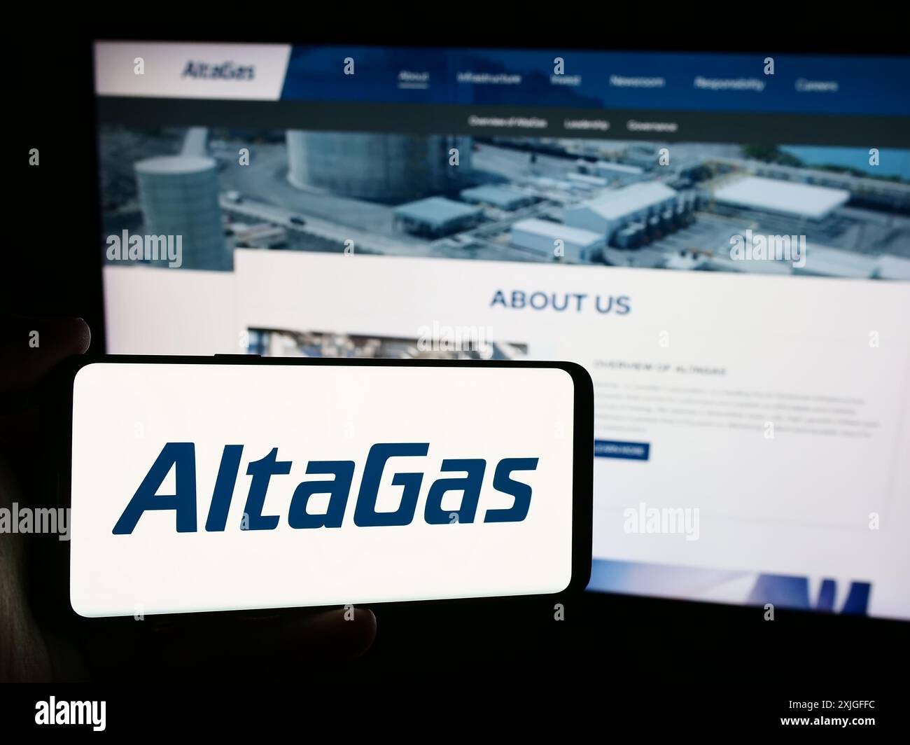 Altagas logo hi-res stock photography and images - Alamy