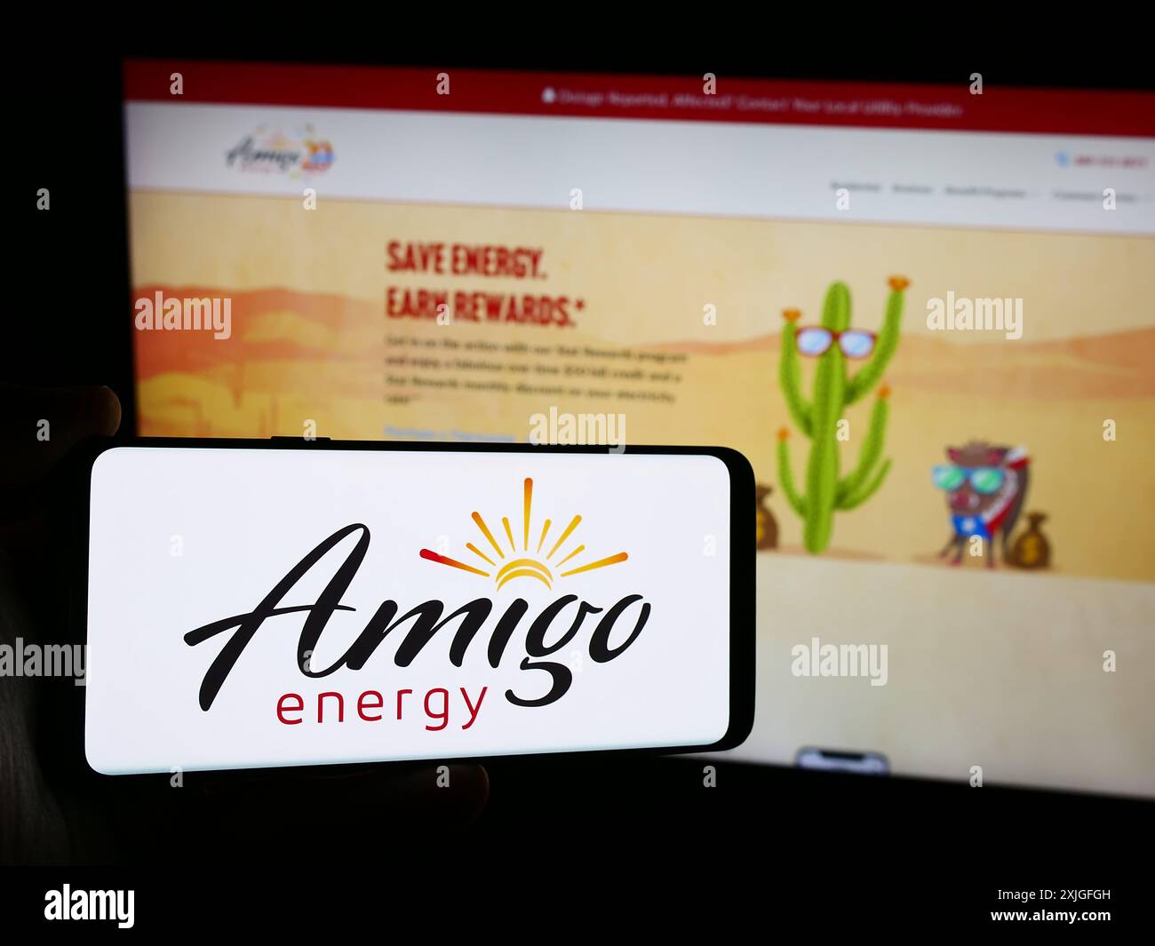 Amigo energy logo hi-res stock photography and images - Alamy