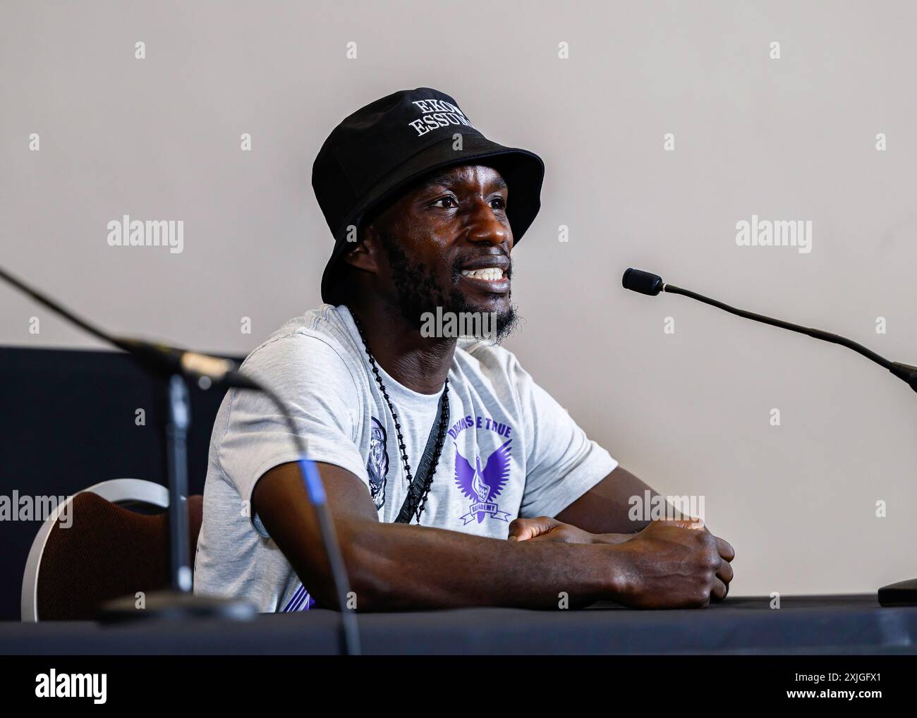 BIRMINGHAM, UNITED KINGDOM. 18 Jul, 24. Ekow Essuman during Queensberry ...