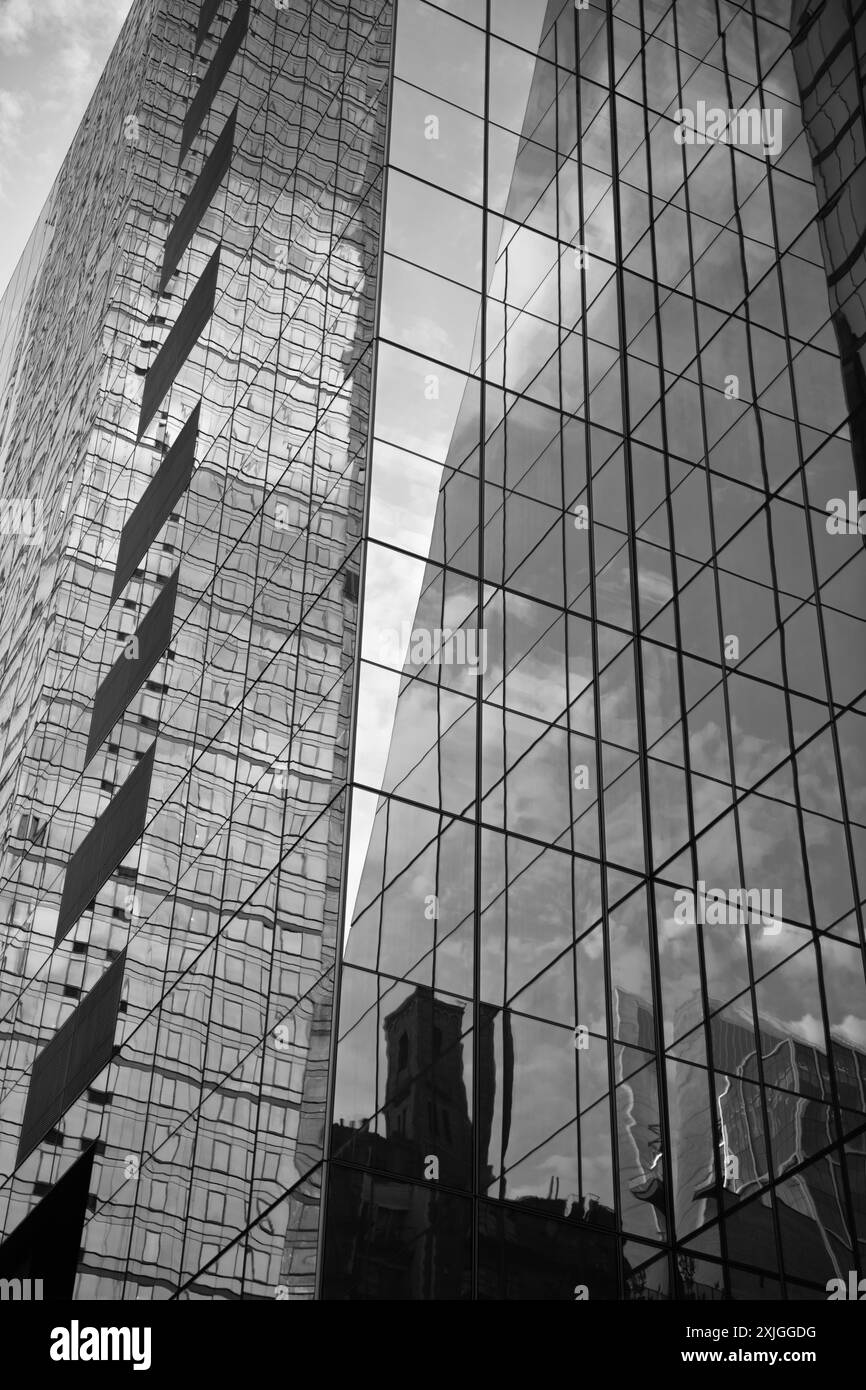 modern skyscraper building. architectural building in metropolis ...