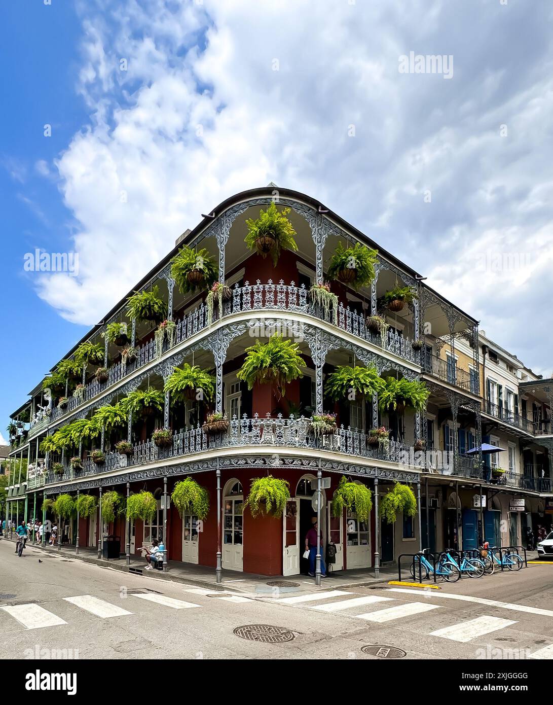 French Quarter Building in New Orleans, Louisiana Stock Photo - Alamy