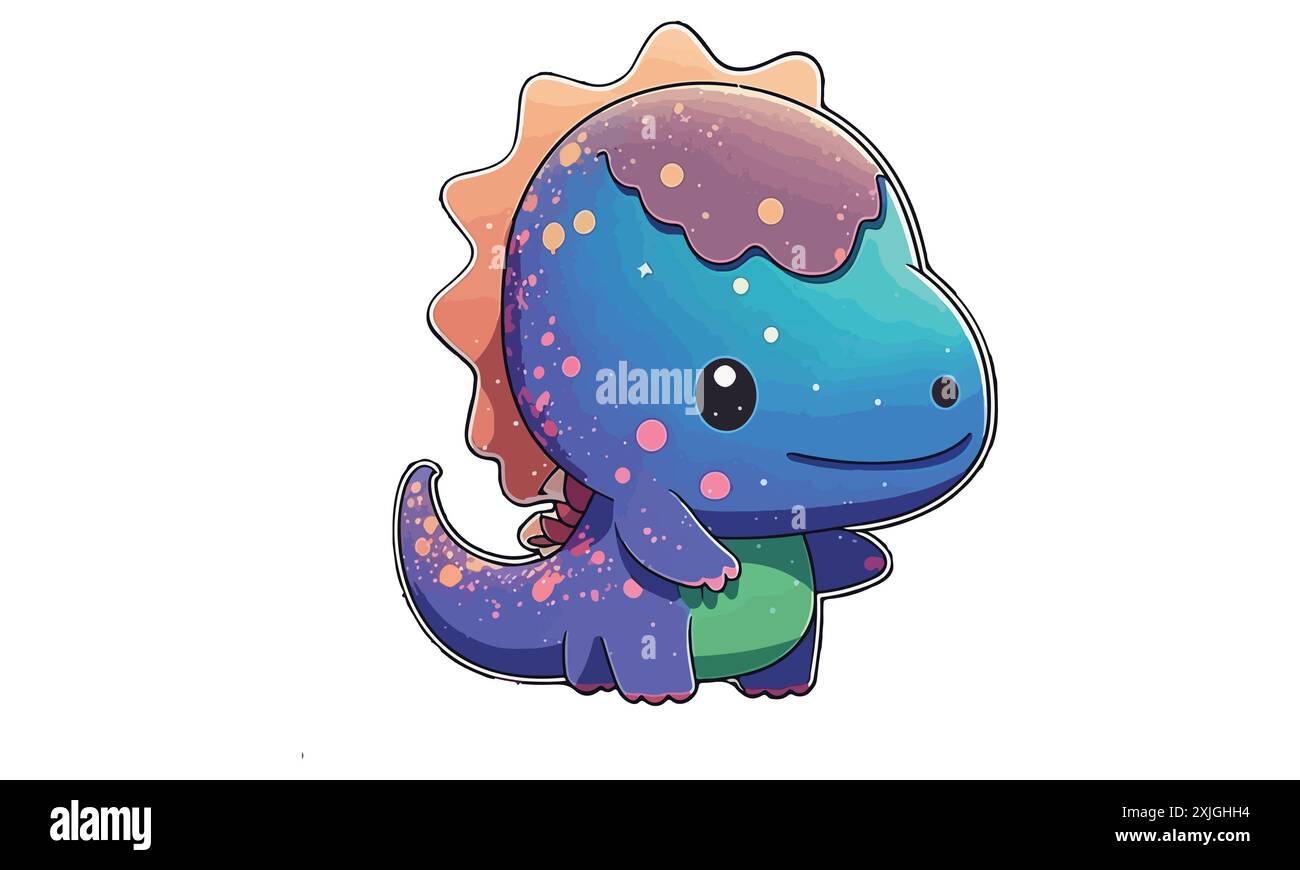 Dinosaur galaxy Style vector illustration Stock Vector Image & Art - Alamy