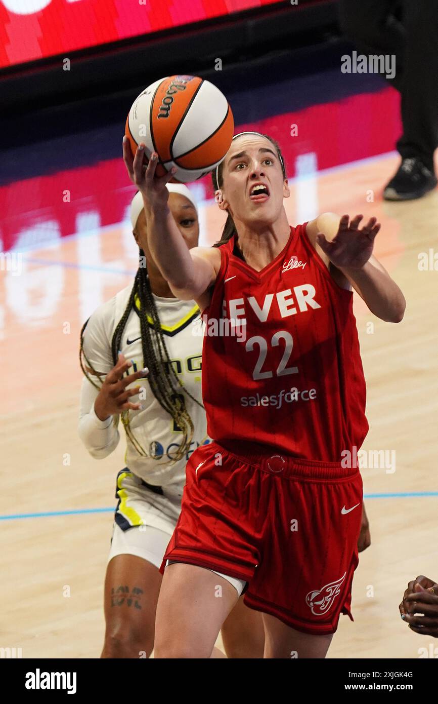 Arlington, Texas, USA. 17th July, 2024. Caitlin Clark #22 of Indiana ...