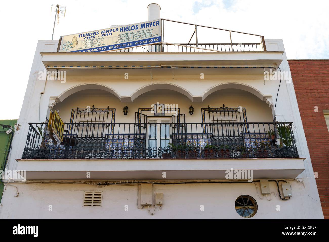 Spanish window wrought iron balcony hi-res stock photography and images ...