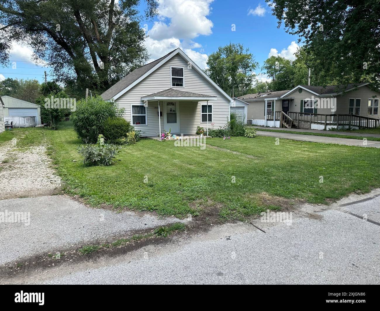 A home in Springfield, Ill. stands Thursday, July 18, 2024. Prosecutors ...