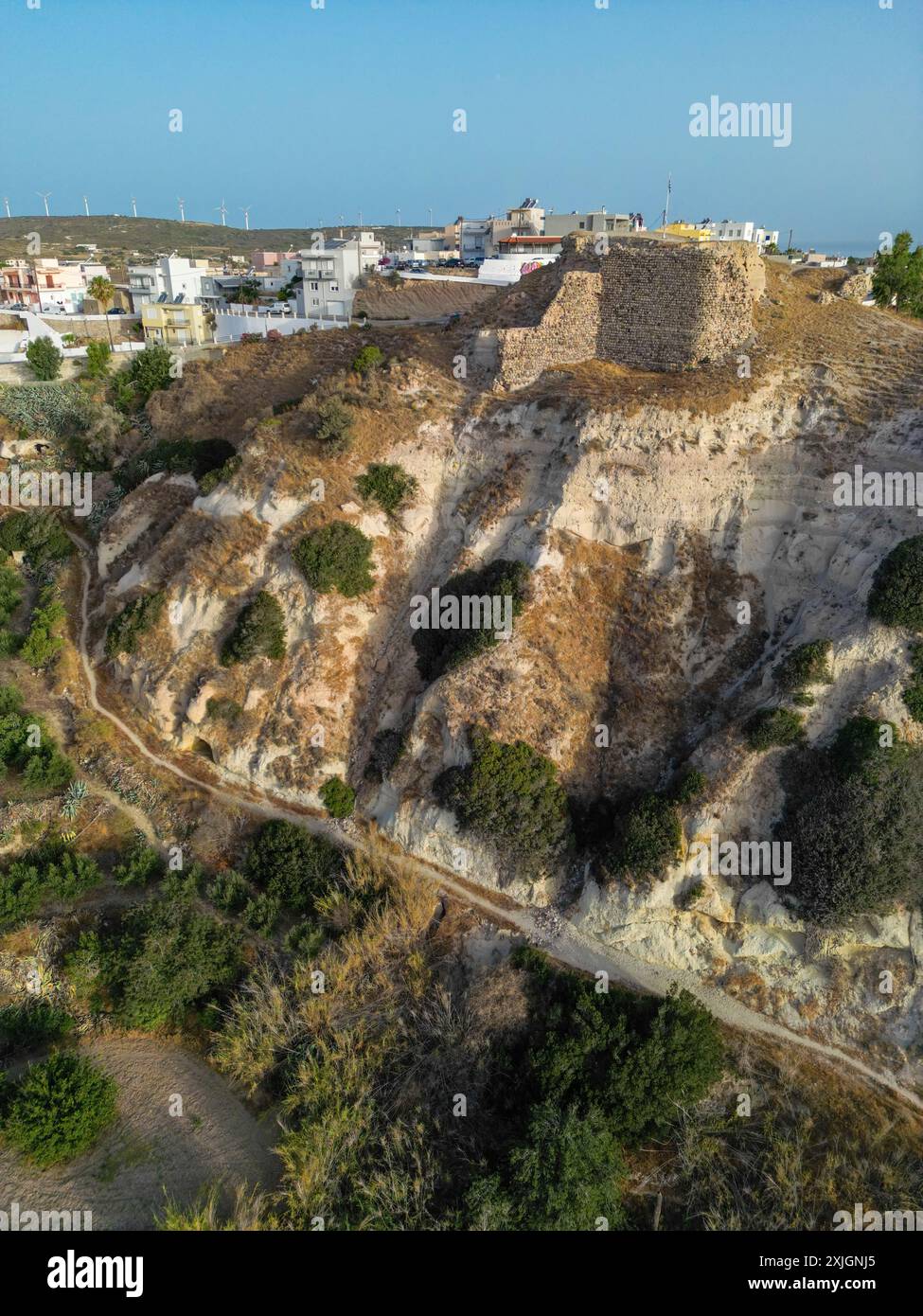 Aerial view of Kefalos castle, Kos island, Greece Stock Photo - Alamy