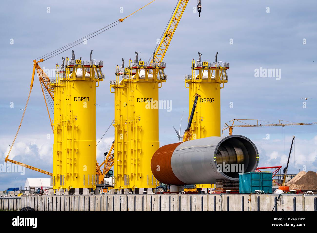 SIF Offshore Foundaitons, production of foundations, monopiles, for ...