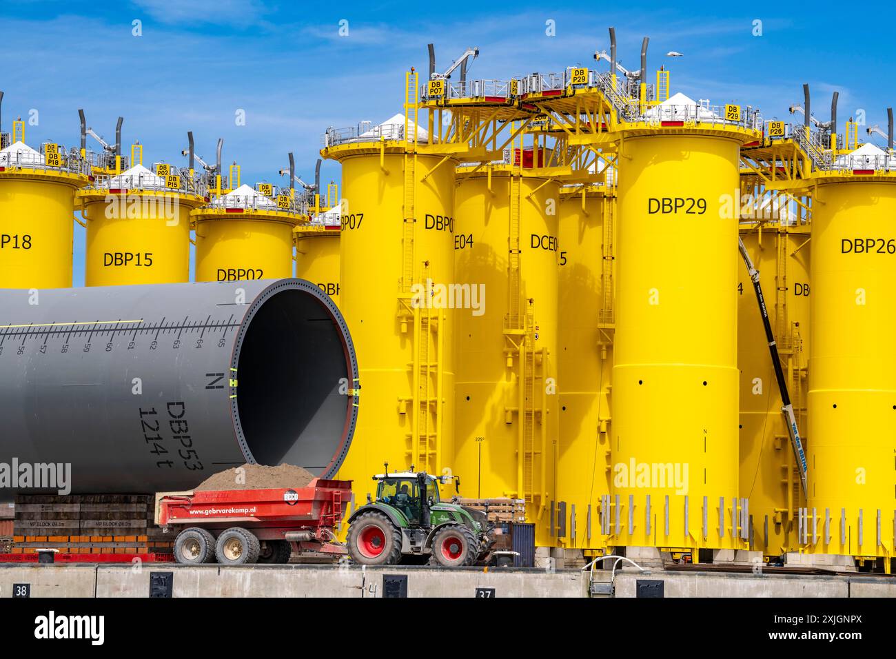SIF Offshore Foundaitons, production of foundations, monopiles, for ...