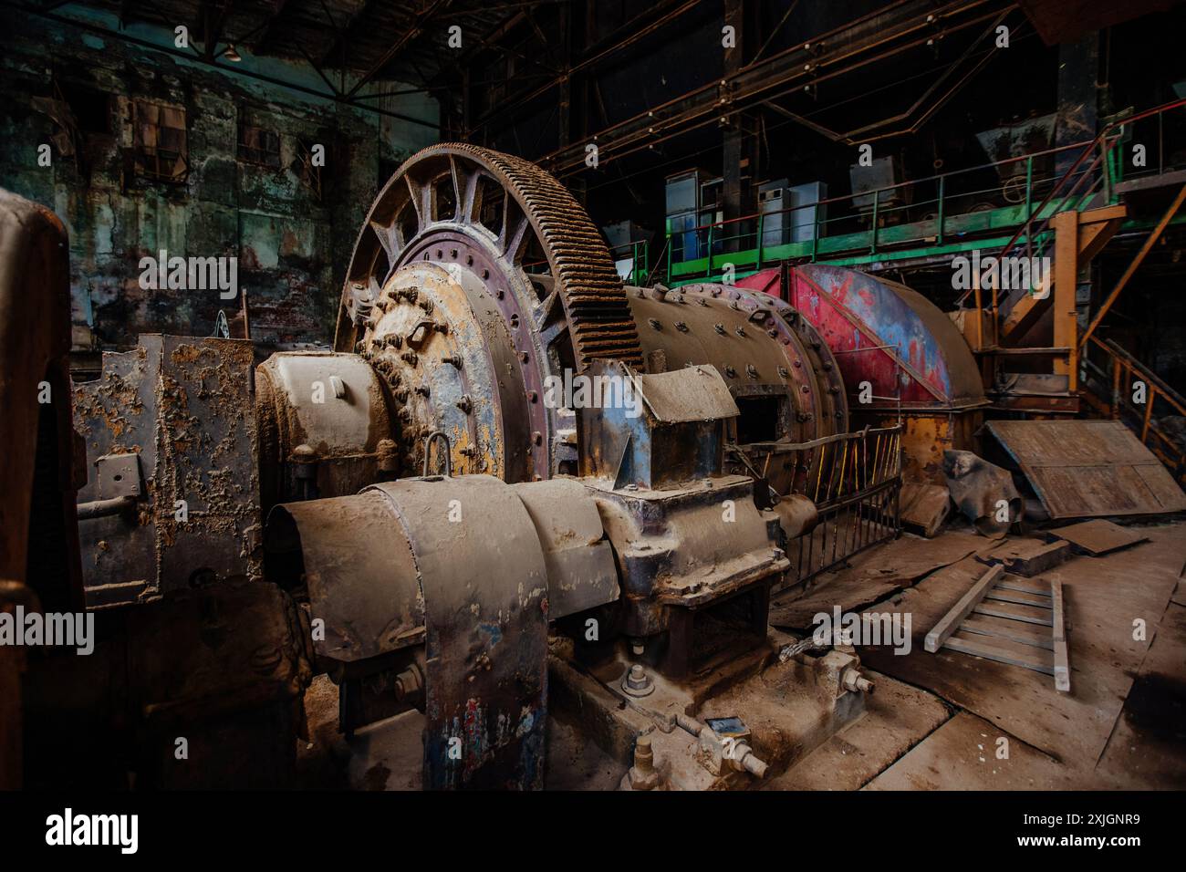 Old abandoned mining processing plant Stock Photo - Alamy