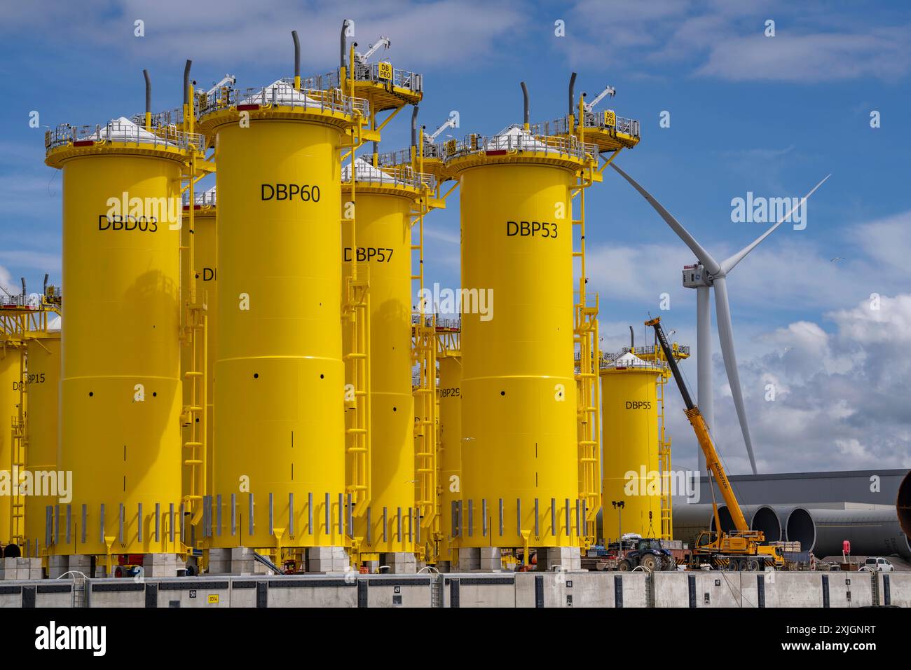 SIF Offshore Foundaitons, production of foundations, monopiles, for ...