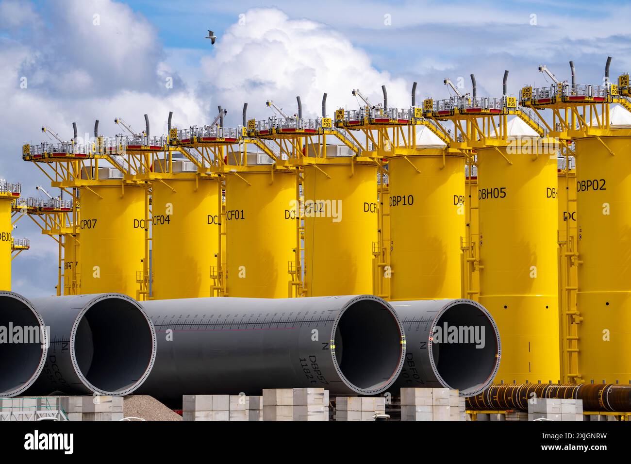 SIF Offshore Foundaitons, production of foundations, monopiles, for ...