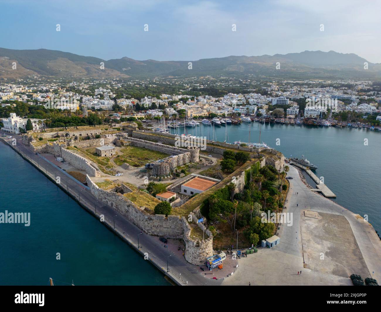 Kos island town view hi-res stock photography and images - Alamy