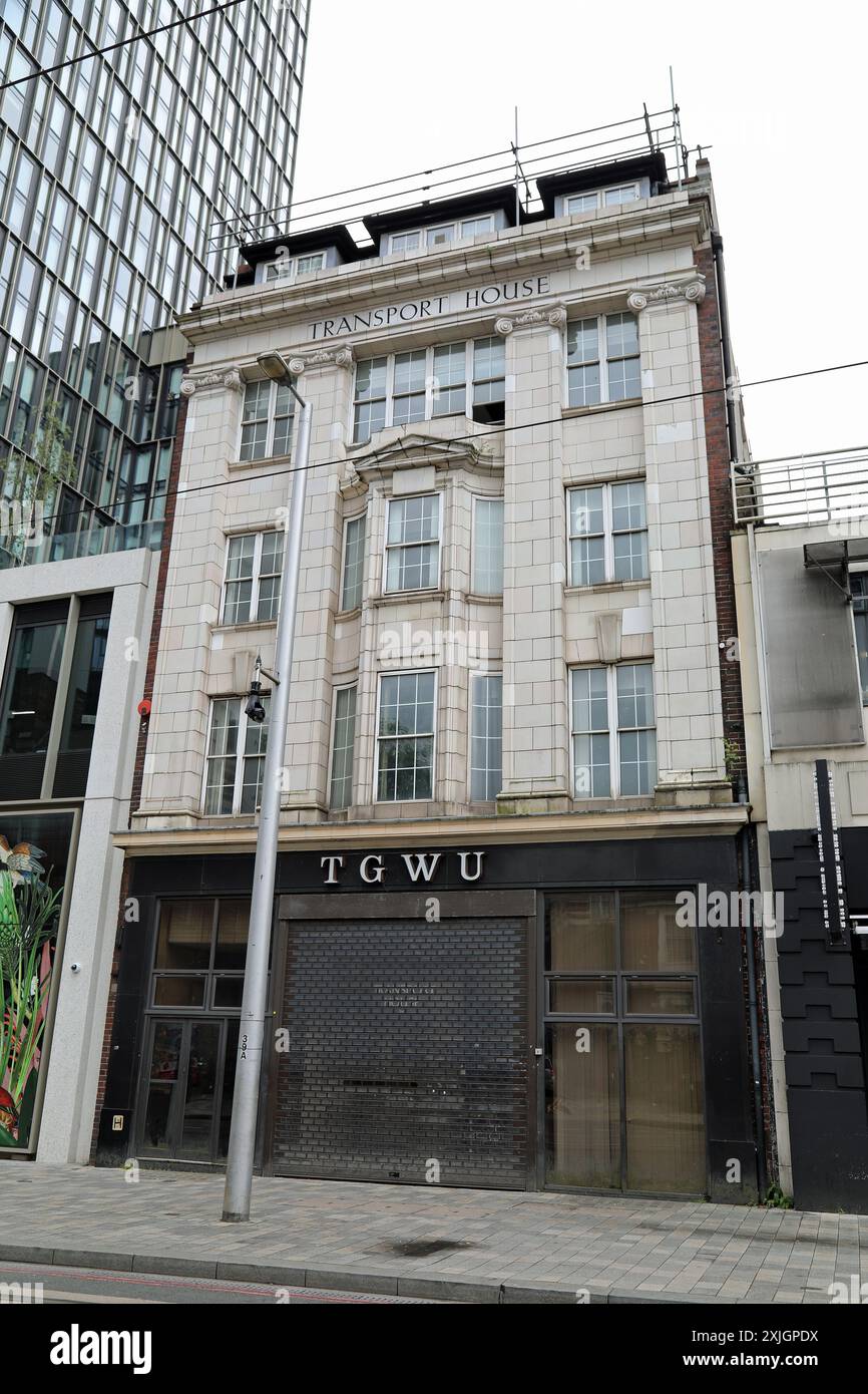 Transport House at Broad Street in Birmingham Stock Photo - Alamy